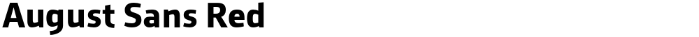 August Sans Red - 字亩网