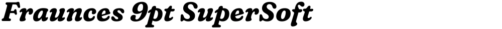 Fraunces 9pt SuperSoft - 字亩网