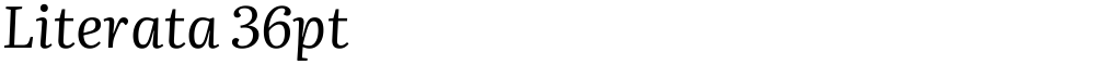 Literata 36pt - 字亩网