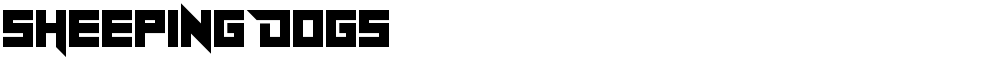 Sheeping Dogs - 字亩网